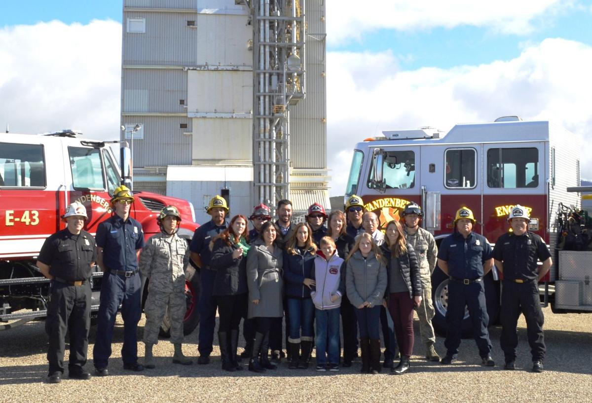 Family of fallen firefighter takes 'emotional' tour of VAFB launch ...