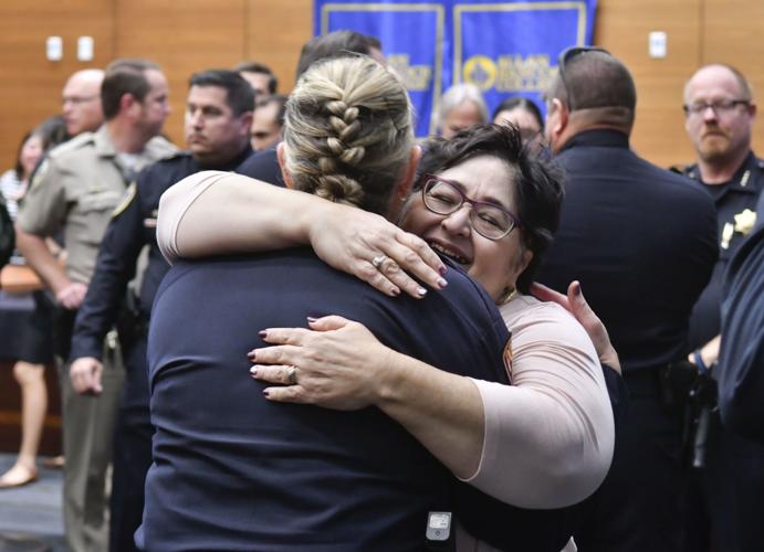 Hancock College swears in Cathy Farley as new police chief | Local News ...