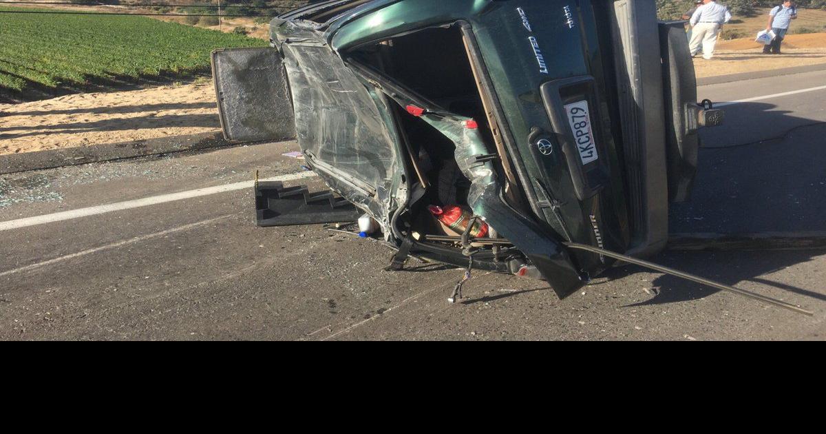 One woman hospitalized following three-vehicle crash on Highway 246 in ...