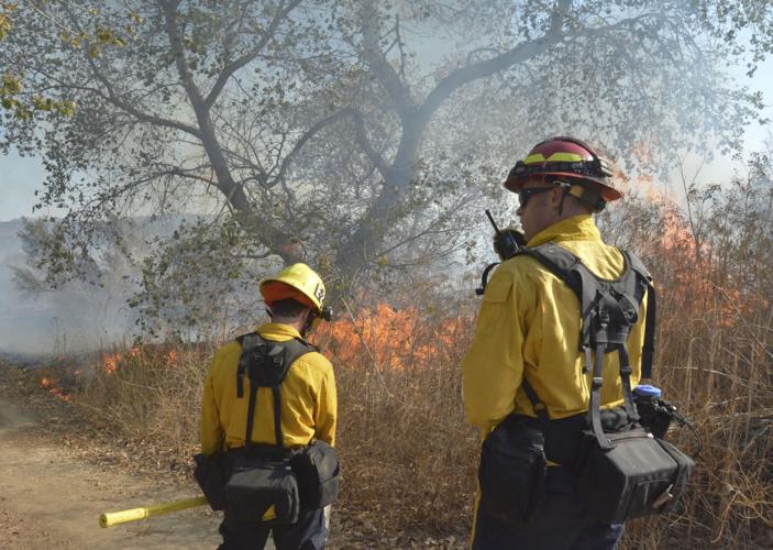 Lompoc firefighters battle riverbed blaze | Local News | lompocrecord.com