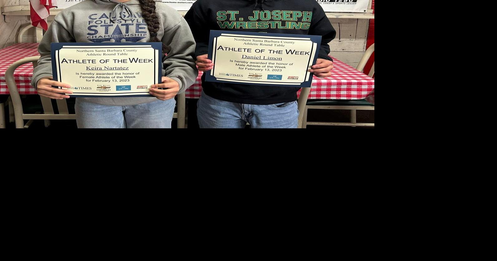 Daniel Limon, Keira Nartatez are Round Table Athletes of the Week ...