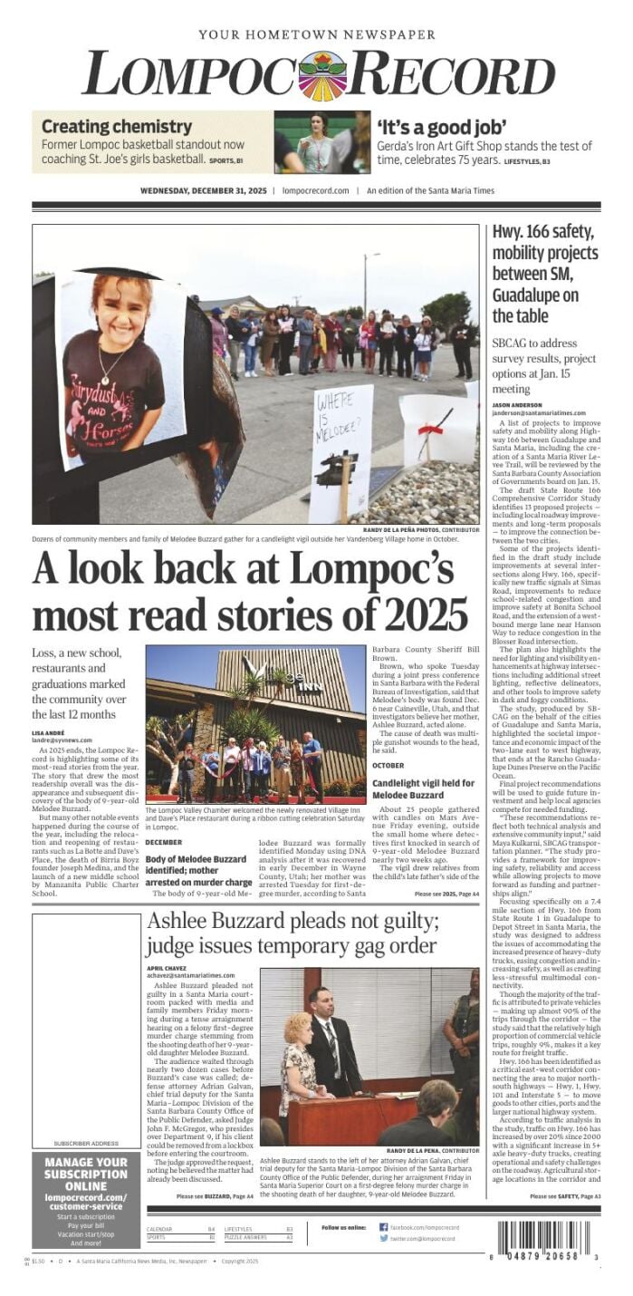 Breezy, partly cloudy, fog, frost on tap, possible light rain New Year ...