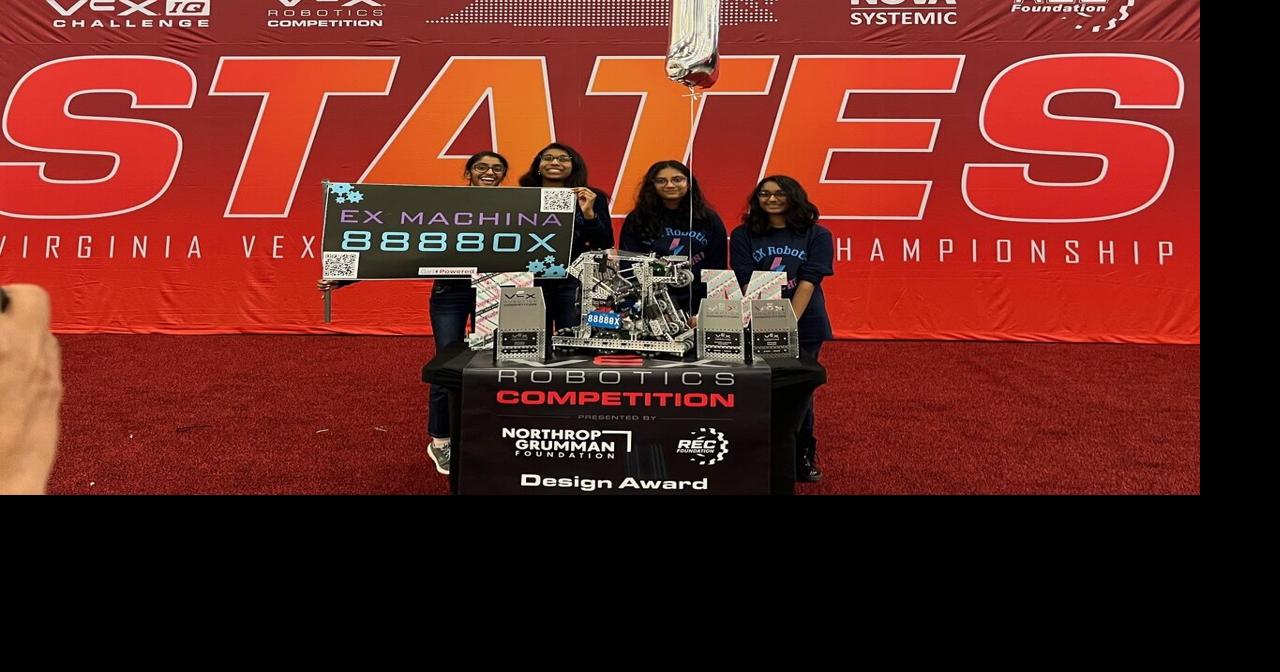 Ashburn All-Girls Robotics Team Wins Design Award at Robotics World ...