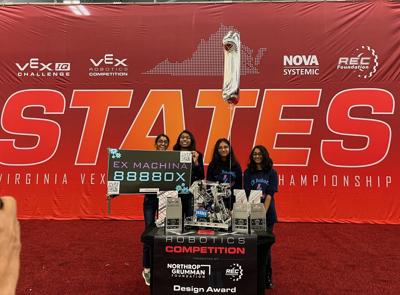 Ashburn All-Girls Robotics Team Wins Design Award at Robotics World ...