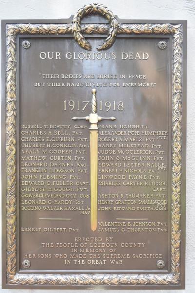 Loudoun's World War I Monument to Be Desegregated | Archives ...