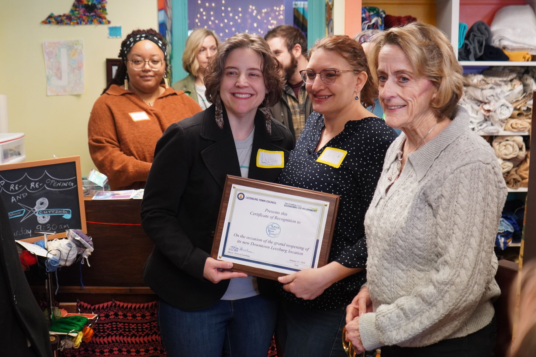 NOVA Creative Reuse Celebrates New Space with Ribbon Cutting | Business ...