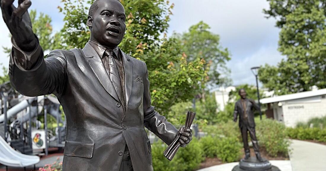 King, Obama Statues Unveiled at Douglass Community Center | News ...