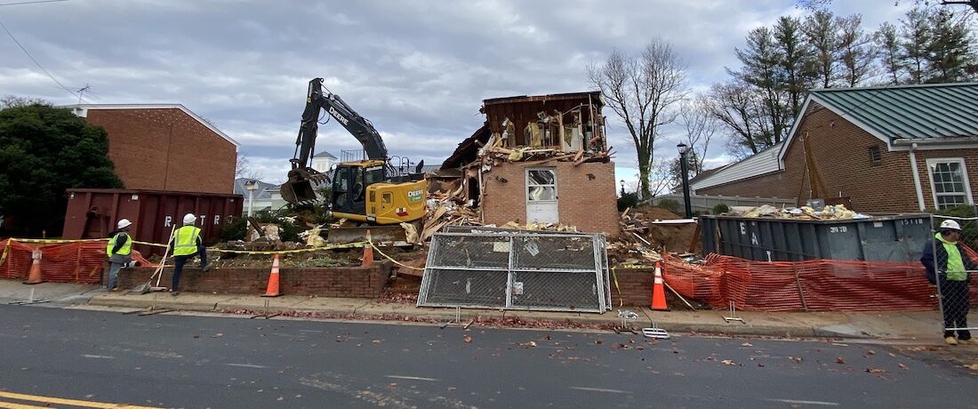 Demolition Begins on Middleburg Town Office Building | Towns ...