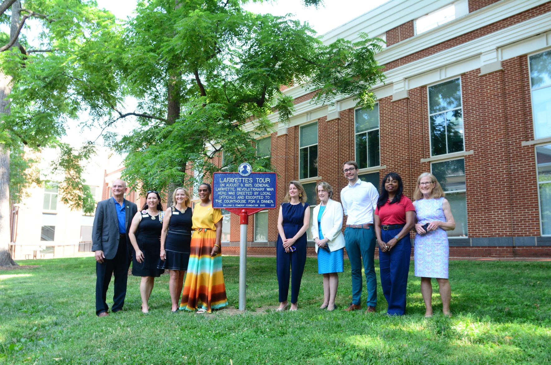 Lafayette Marker Unveiled at Loudoun Courthouse | News | loudounnow.com