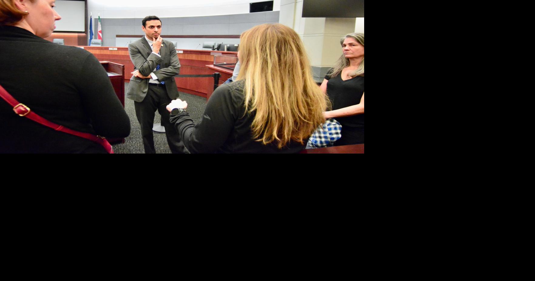 Fearful, Angry Federal Workers Fill Boardroom for Subramanyam’s Town ...