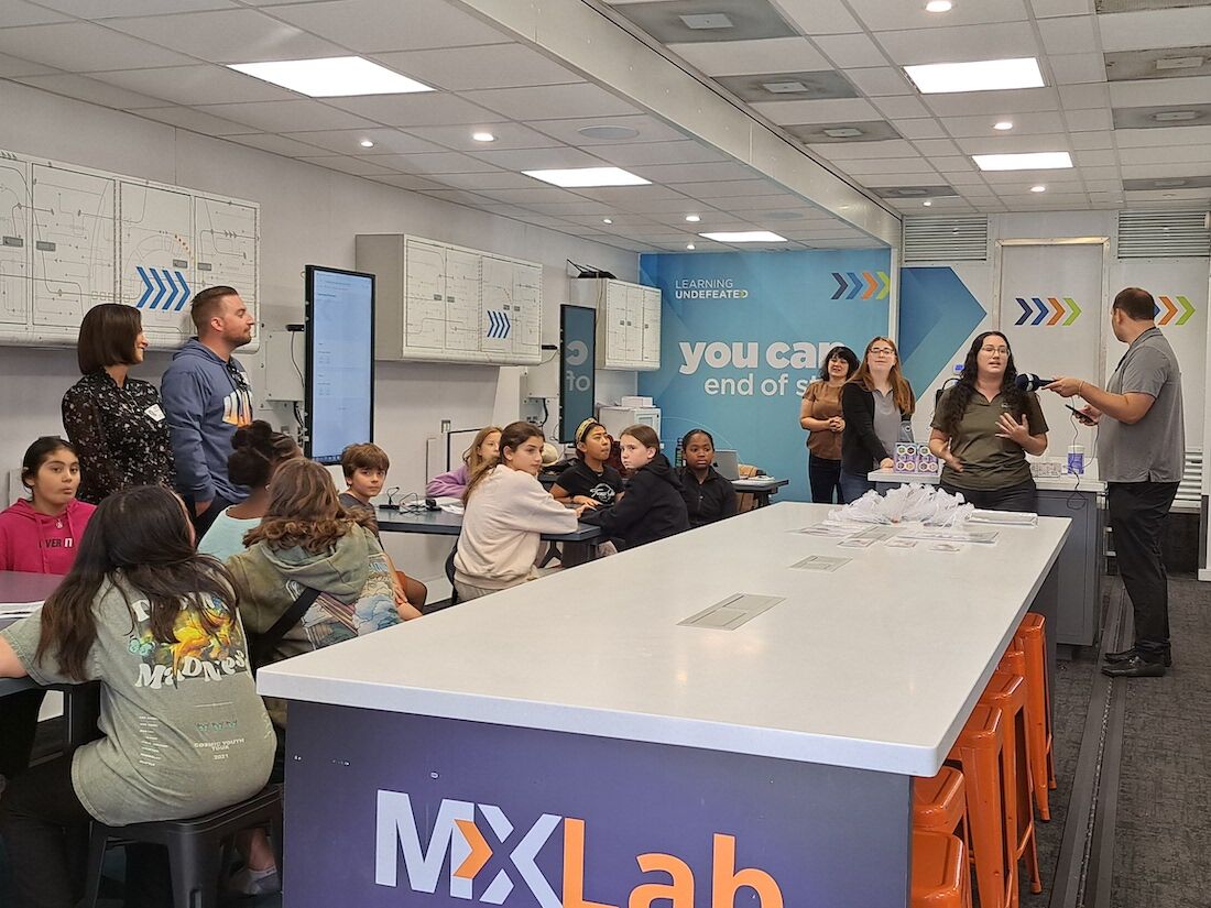 Students Learn AI Skills at River Bend MS Mobile Exploration Lab | News ...