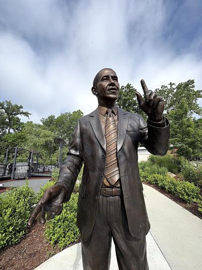 King, Obama Statues Unveiled at Douglass Community Center | News ...