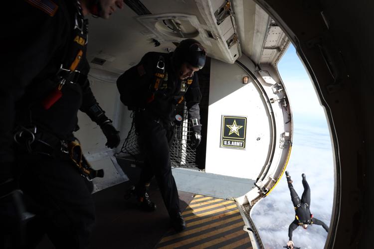 Army Golden Knights Jump Over Leesburg for Aviation Expo | Leesburg ...