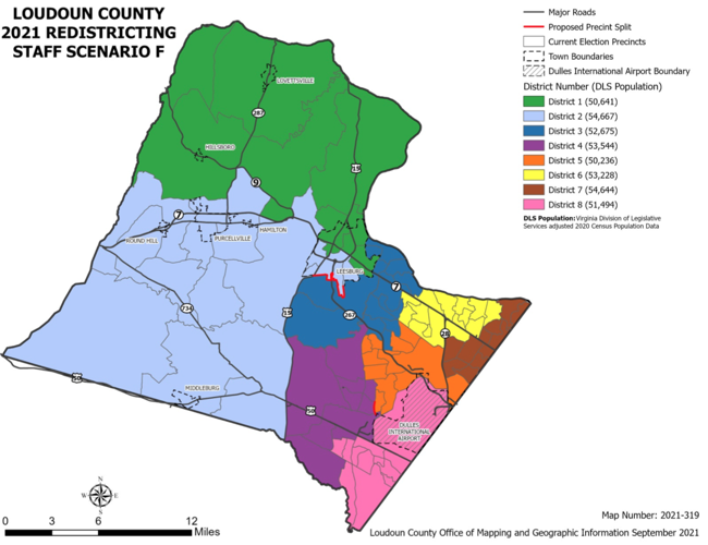 Loudoun Supervisors Lay Down Redistricting Starting Points | Archives ...