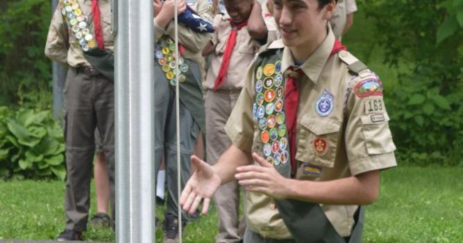 Hamilton Scout Builds New Home for Old Glory | Towns | loudounnow.com