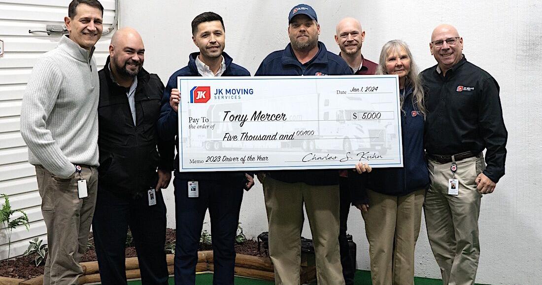 Mercer Wins Top Driver Award at JK Moving | Business | loudounnow.com