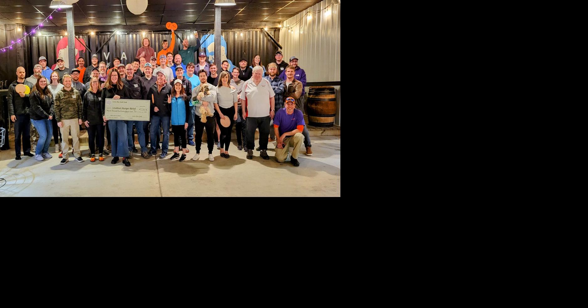 LoCo Disc Golf Makes World-Record Donation to Loudoun Hunger | Giving ...