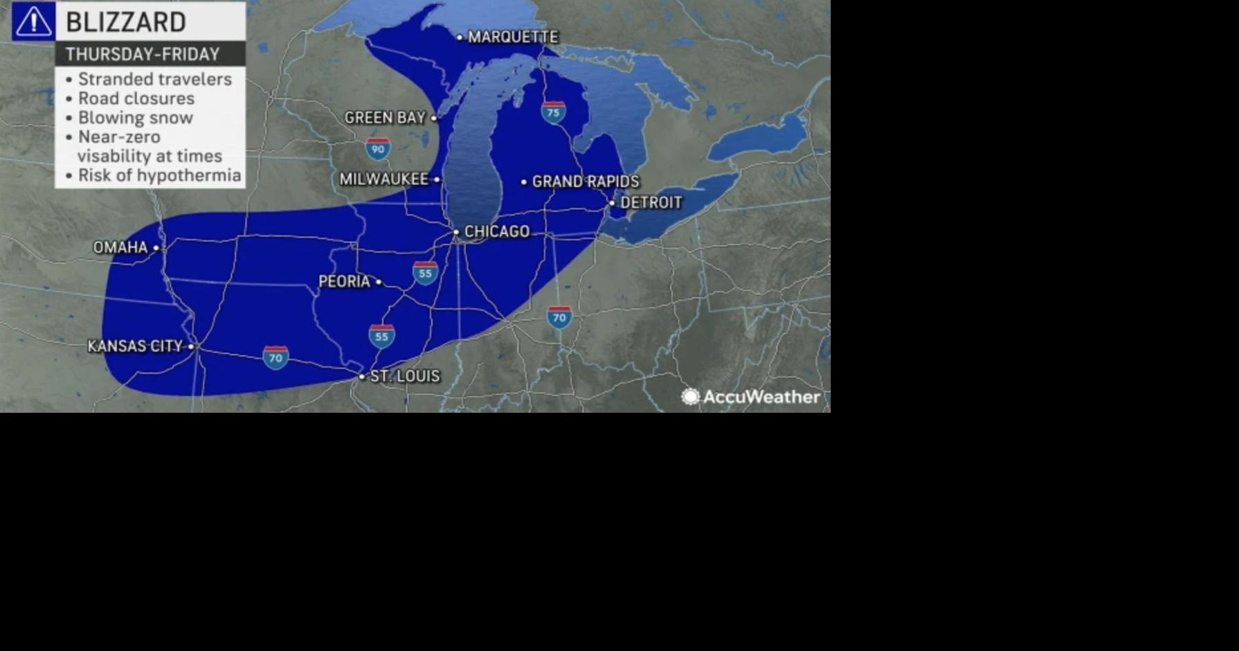 Blizzard Warning issued for Northwest Indiana and Southwest Michigan ...