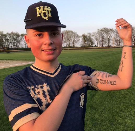 baseball player forearm tattoos