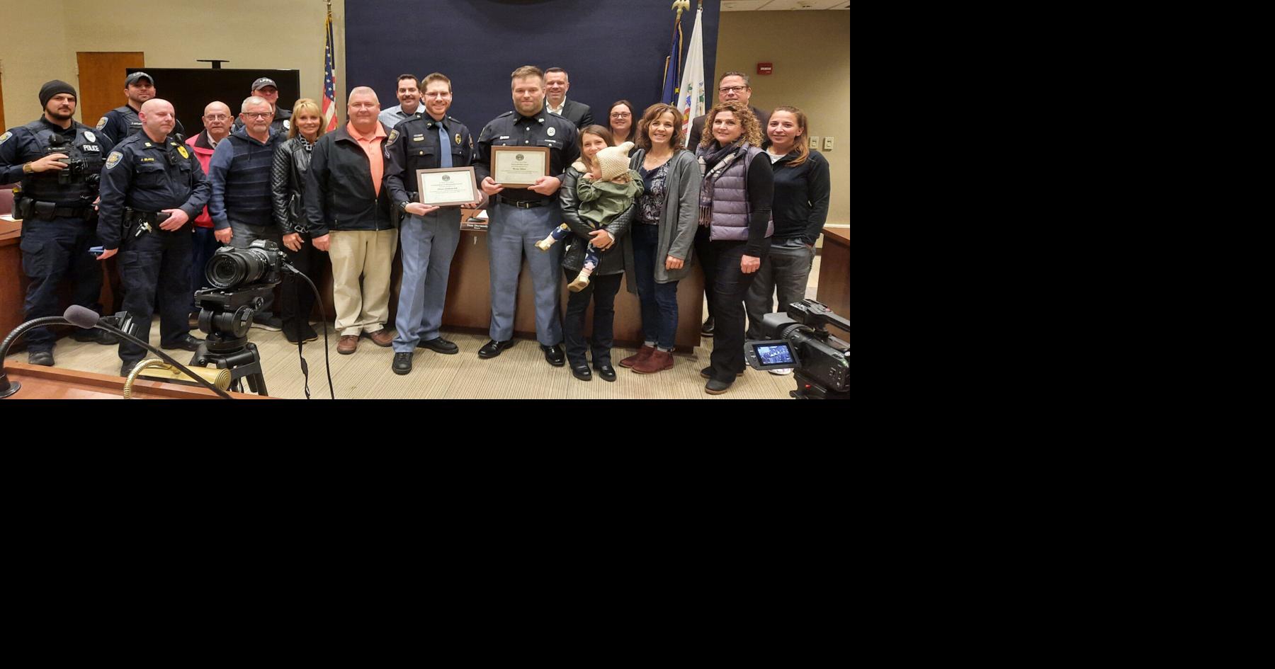 La Porte Police officers honored for heroic actions at house fire ...