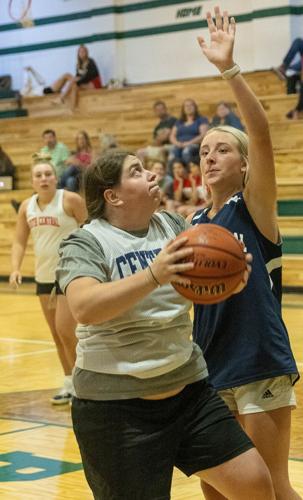On the same team: Tolmen, Tomblin sisters share the court for Cheryl's ...