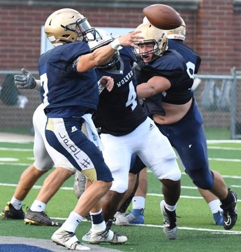New Prairie at Michigan City football scrimmage photo gallery by Mike ...