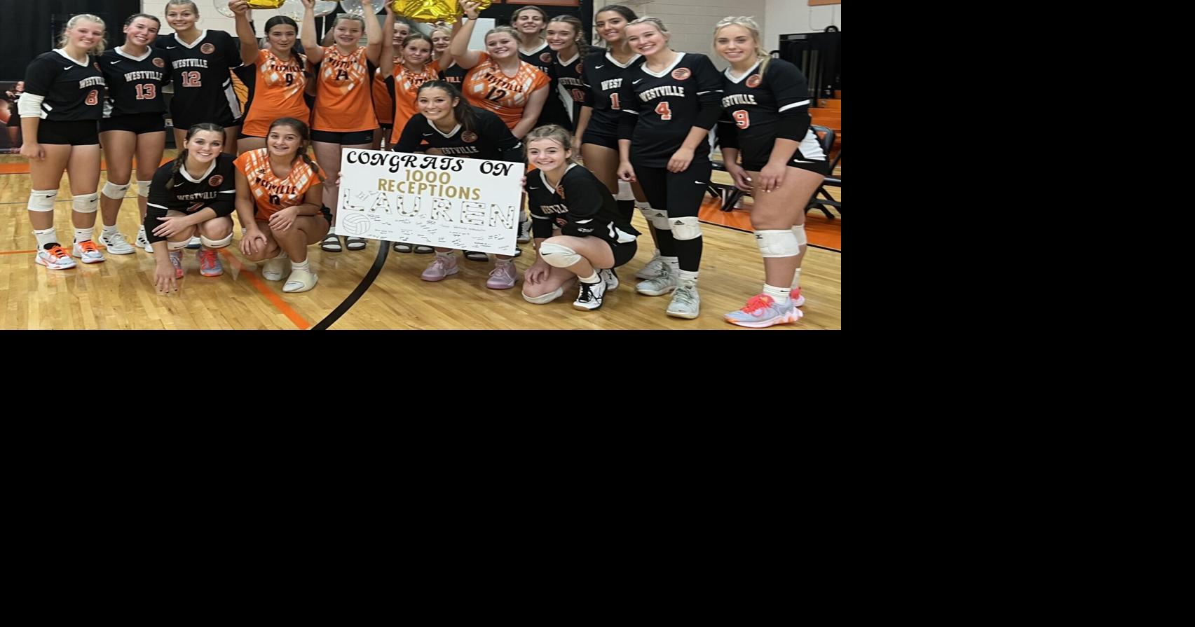 A grand moment: Lipsett reaches 1,000 serve receptions in her Westville ...