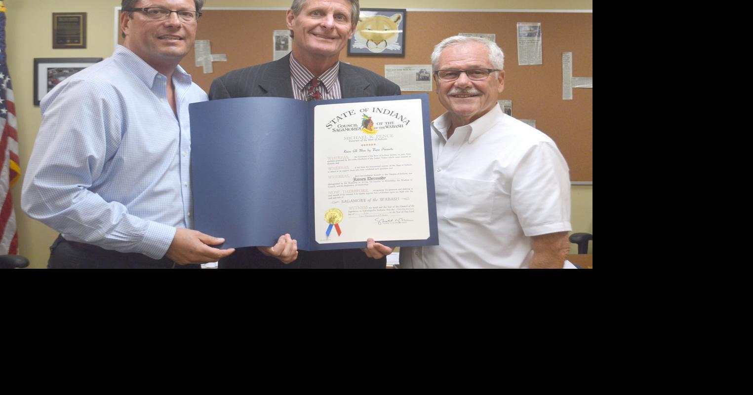 Jim Dermody receives Sagamore of the Wabash Award | News ...