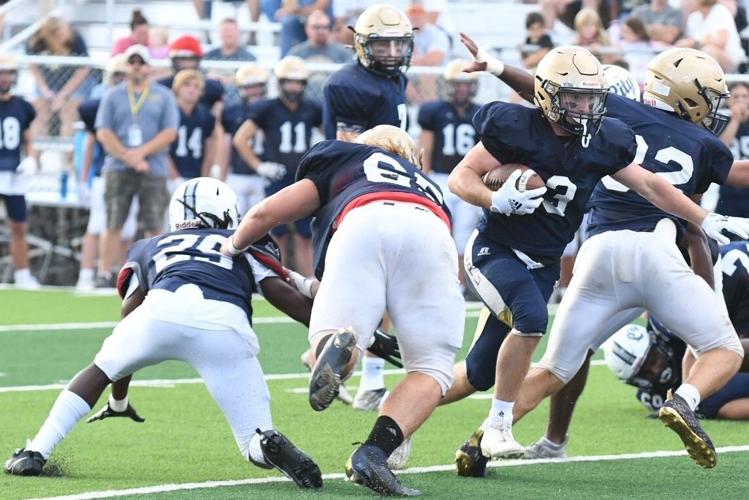 New Prairie at Michigan City football scrimmage photo gallery by Mike ...