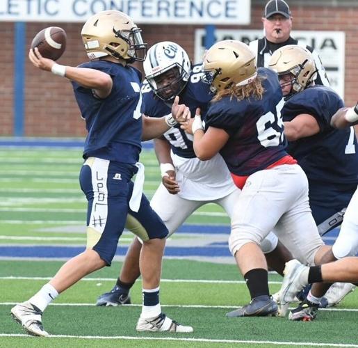 New Prairie at Michigan City football scrimmage photo gallery by Mike ...