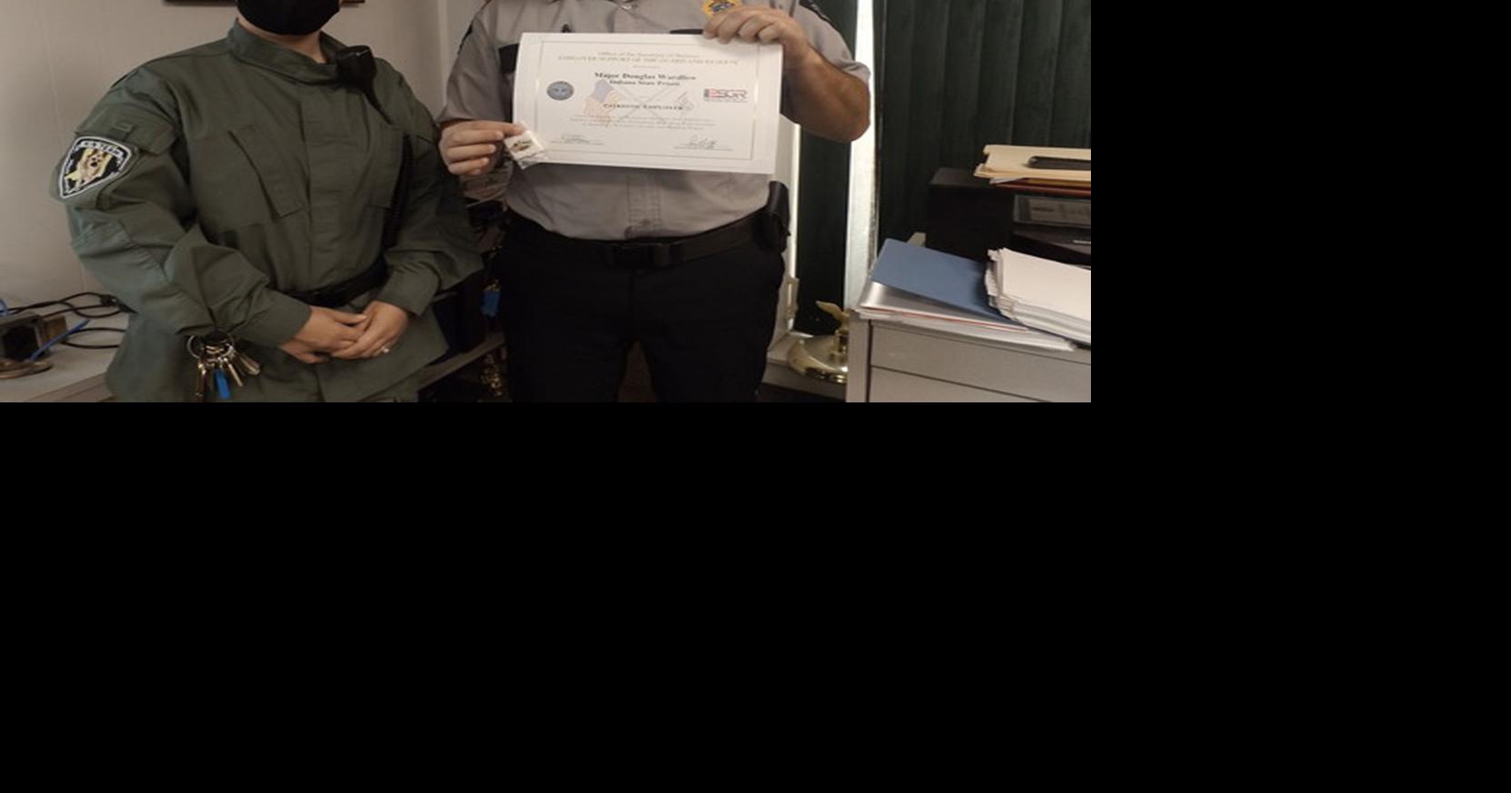 Indiana State Prison employee named Patriotic Employee by Secretary of ...