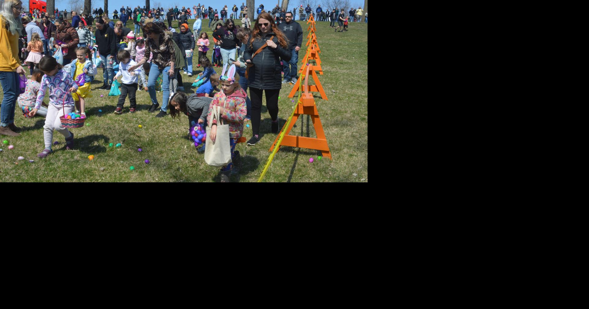 Young egg hunters flock to annual Michigan City Easter event in ...