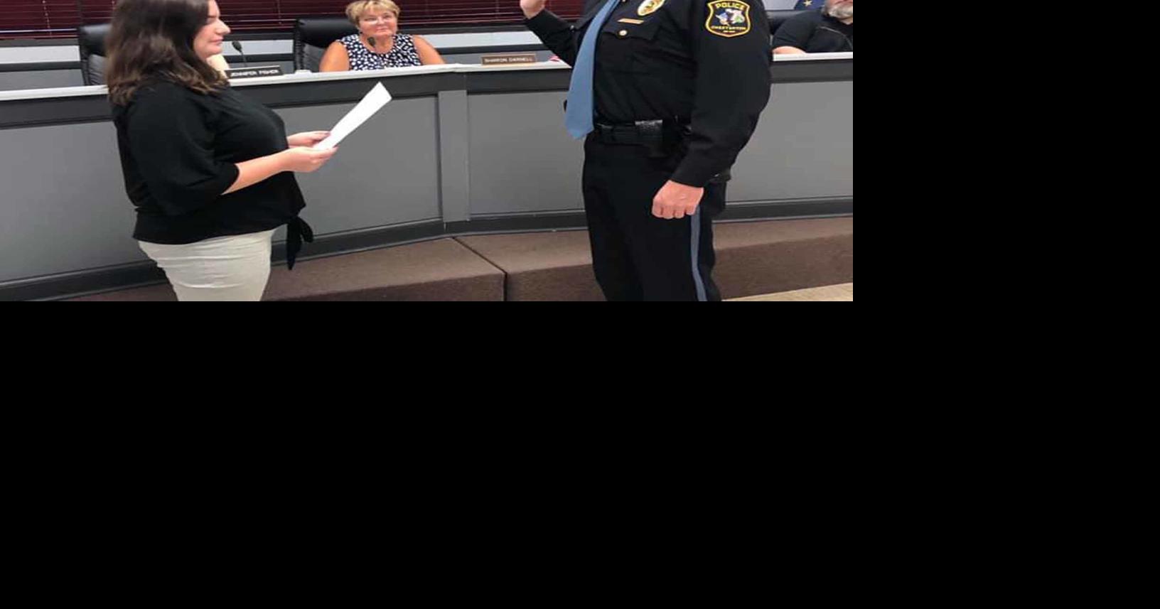 Former MCPD officer sworn is as chief of Chesterton Police | Local News ...