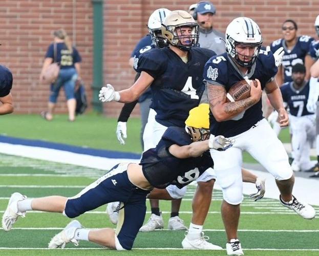 New Prairie at Michigan City football scrimmage photo gallery by Mike ...