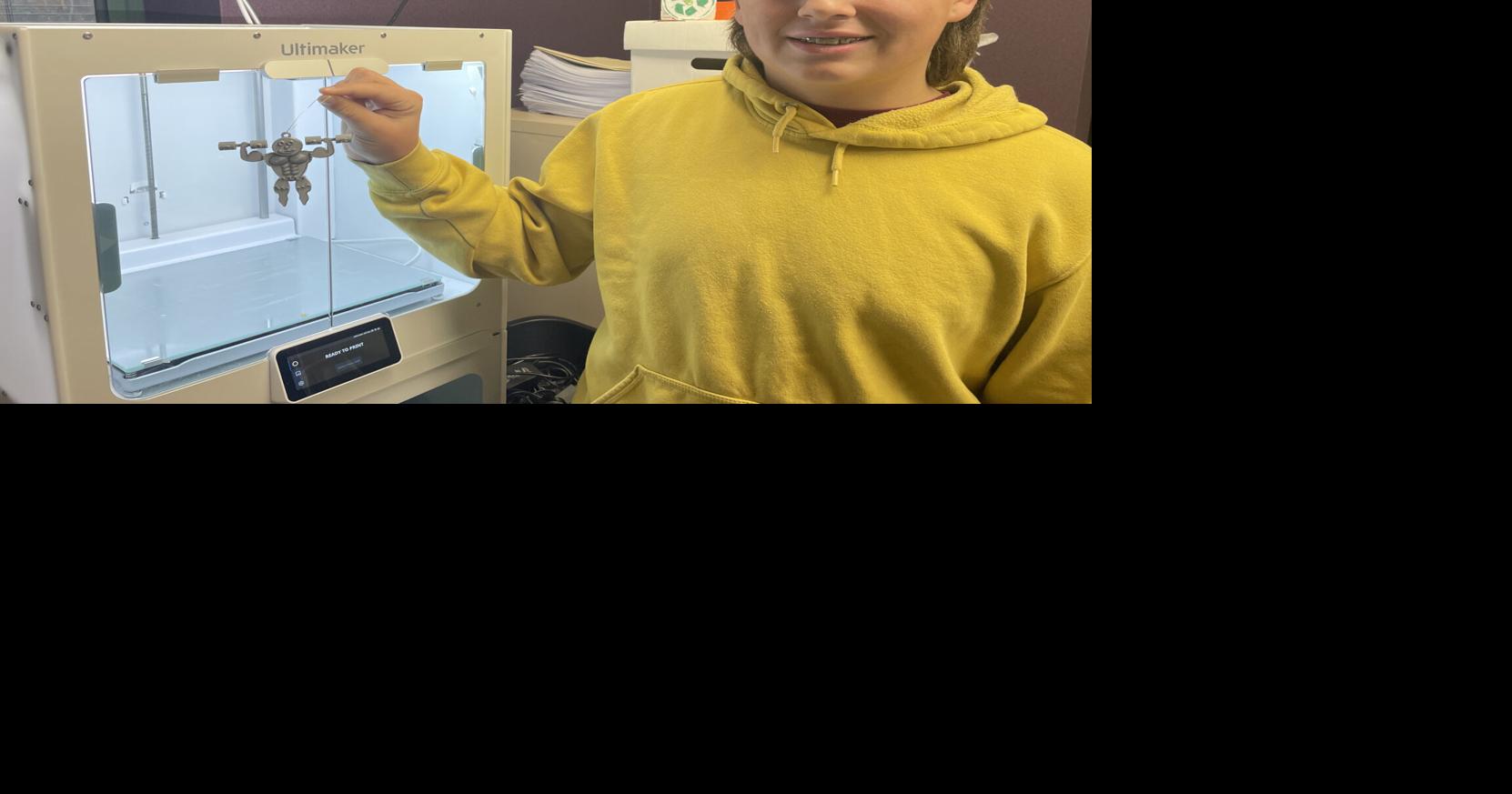Barker STEM students use creativity, Tinkercad to print 3D ornaments ...