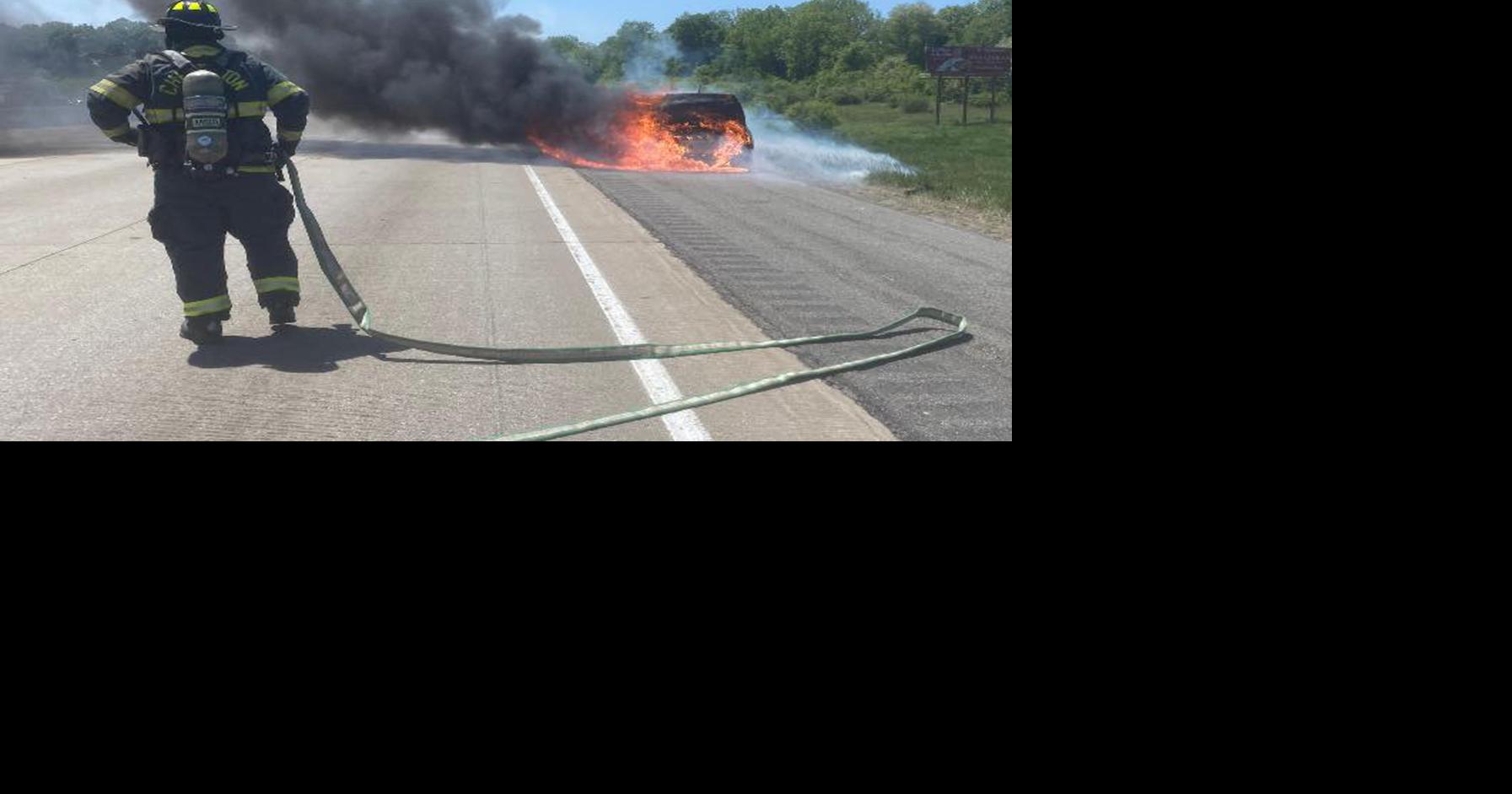 Driver escapes car fire on I-94 in Chesterton | Local News ...