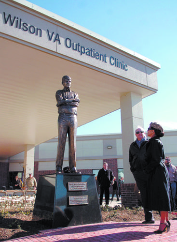 VA Clinic unveils statue in memory of Charlie Wilson | Local & State ...