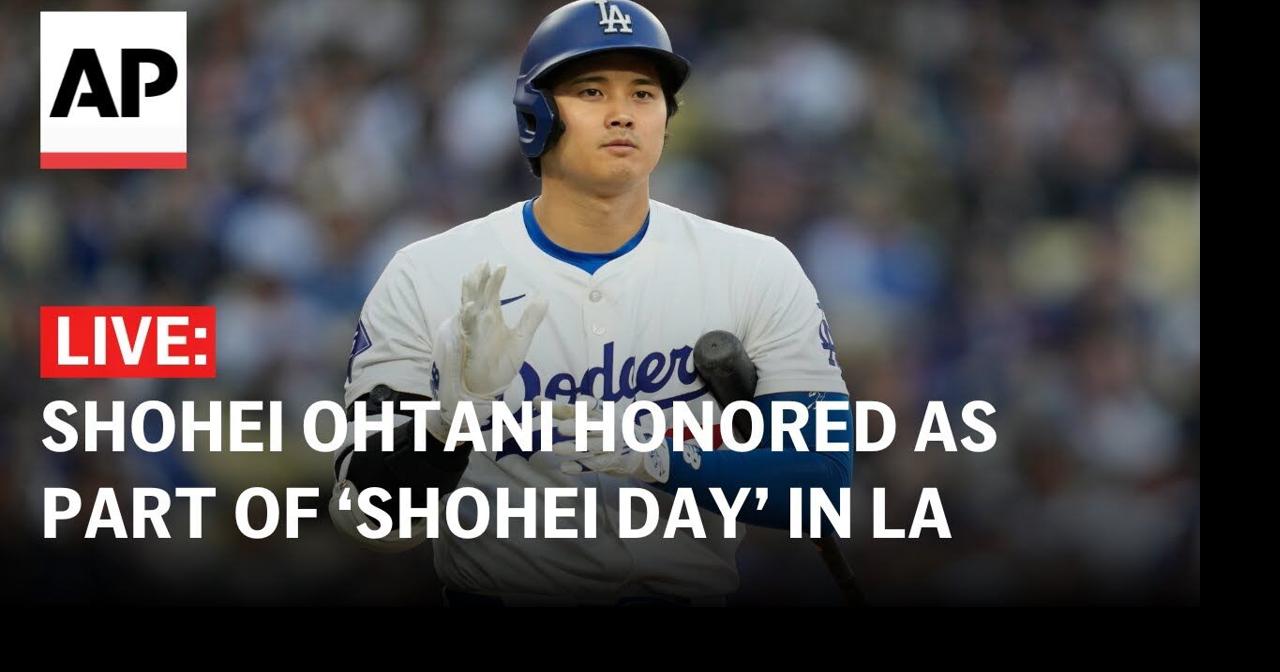 LIVE: Shohei Ohtani honored as part of ‘Shohei Day’ in Los Angeles | Ap ...