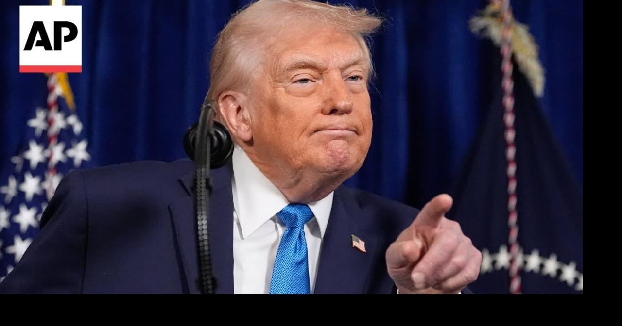 AP reporter describes scene at Mar-a-Lago as Trump holds briefing on ...