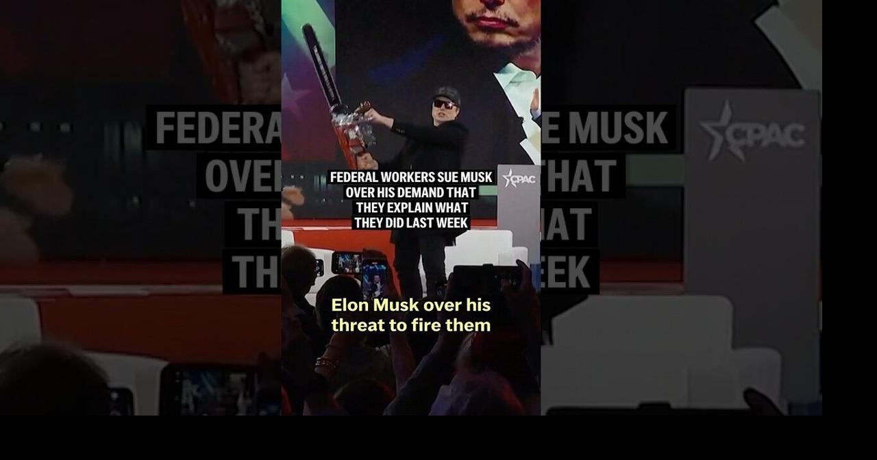 Federal workers sue Musk over his demand that they explain what they ...