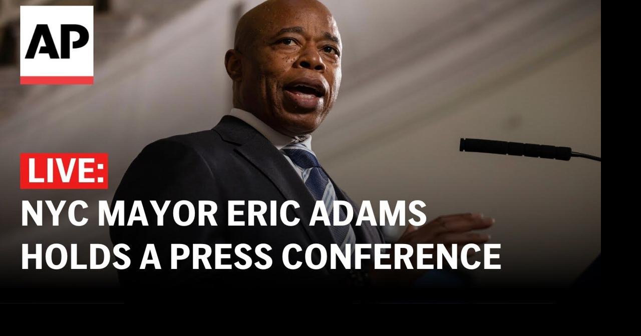 LIVE: NYC Mayor Eric Adams holds press conference on UnitedHealthcare ...