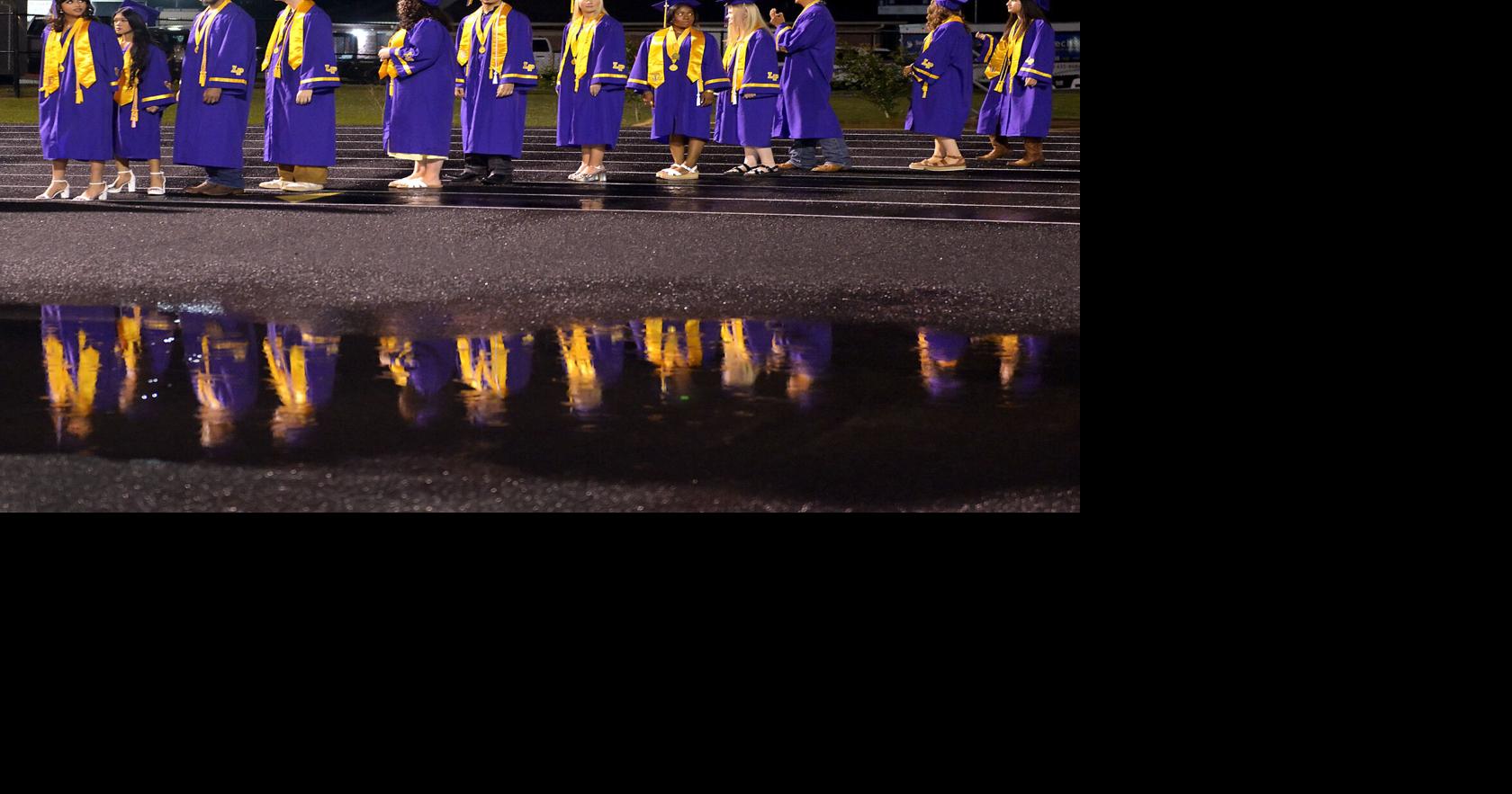 Showers & applause: Rain doesn't dampen spirits of LHS class of ’26 ...
