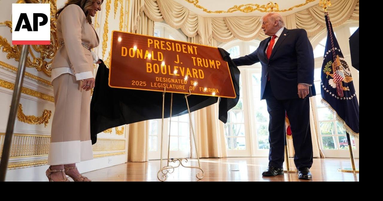 Things named after Trump: From 'Trump Gold Card' to the Kennedy Center ...