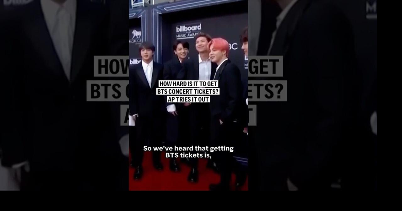 How hard is it to get BTS concert tickets? AP tries it out | Ap Video ...