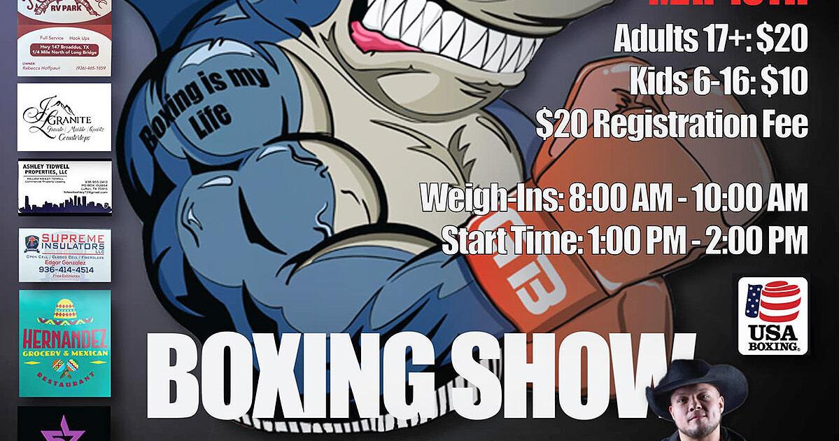 Boxing show coming to Lufkin May 10 | Sports | lufkindailynews.com