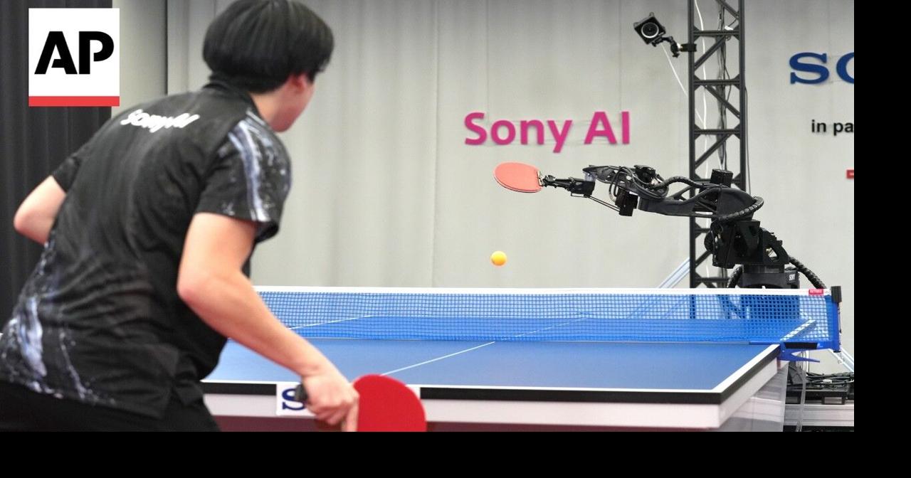 A paddle-wielding robot is beating human pros at table tennis | Ap ...