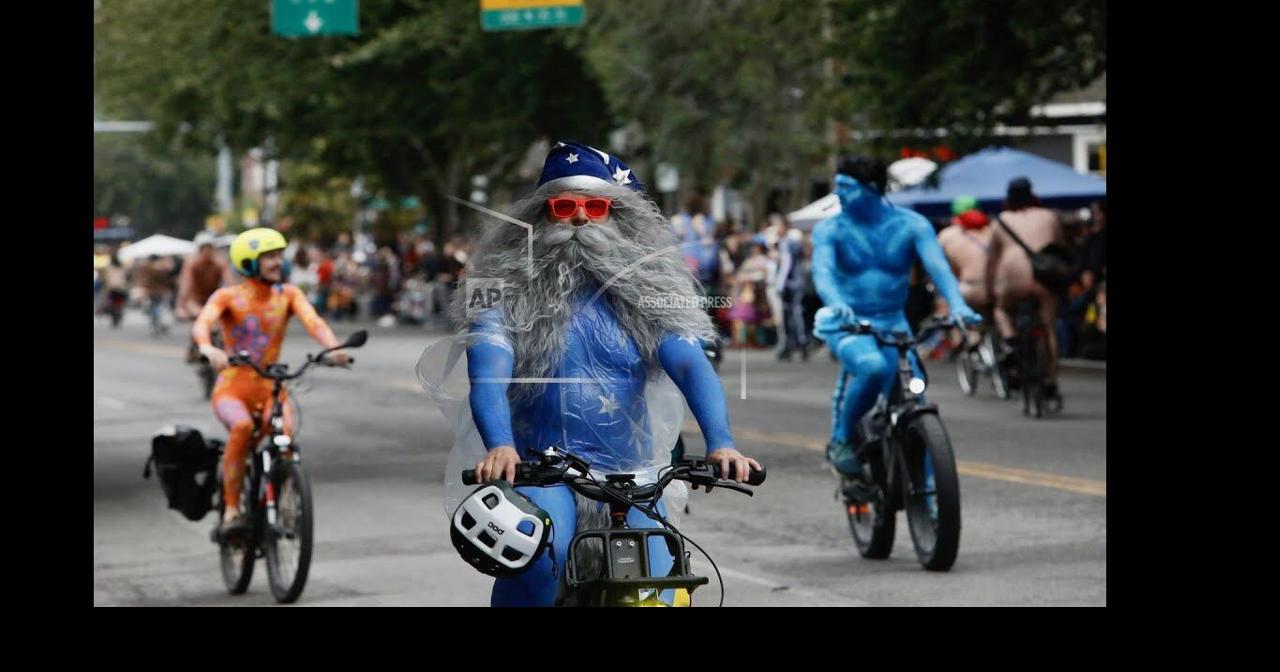 Under clouds and drizzle, Seattle naked bike riders welcome summer ...