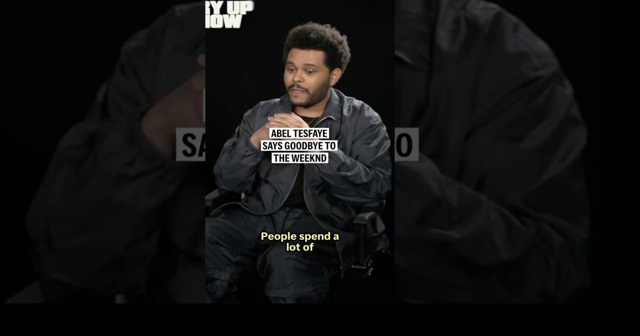 Abel Tesfaye says goodbye to The Weeknd | Ap Video | lufkindailynews.com
