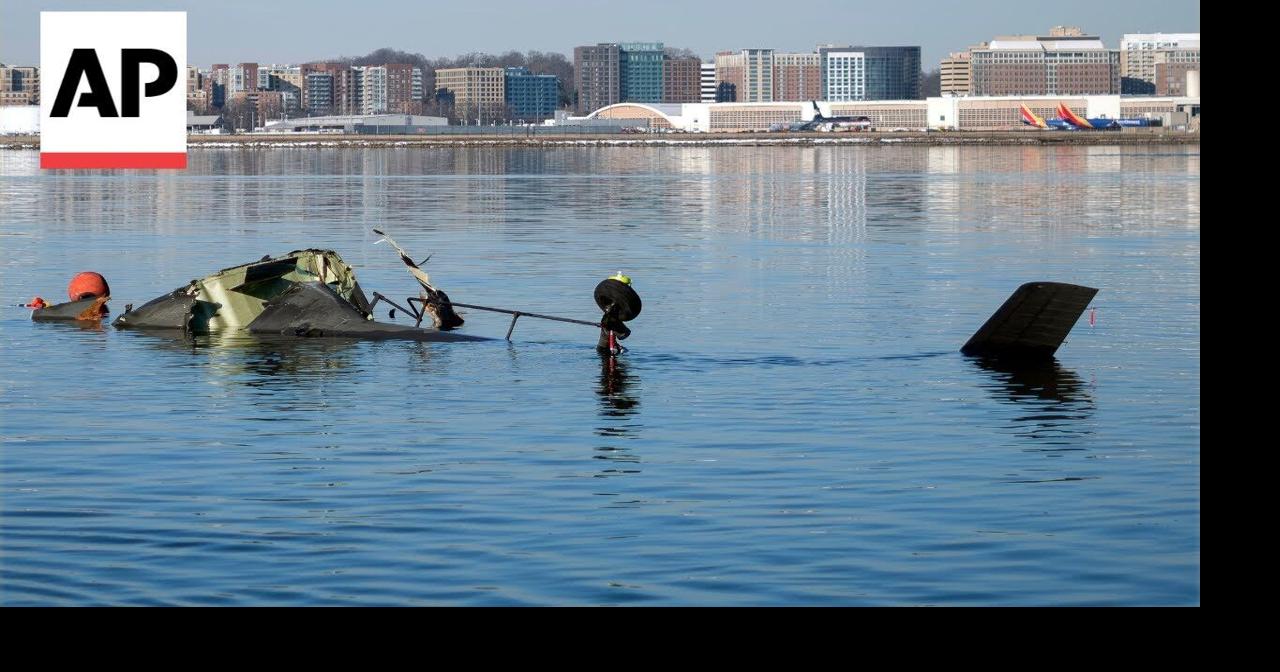 Grim collection of debris recovered from Potomac River after plane ...