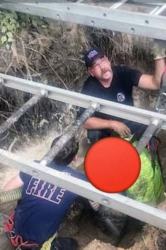 Local agencies team up to rescue person trapped in trench | Community ...